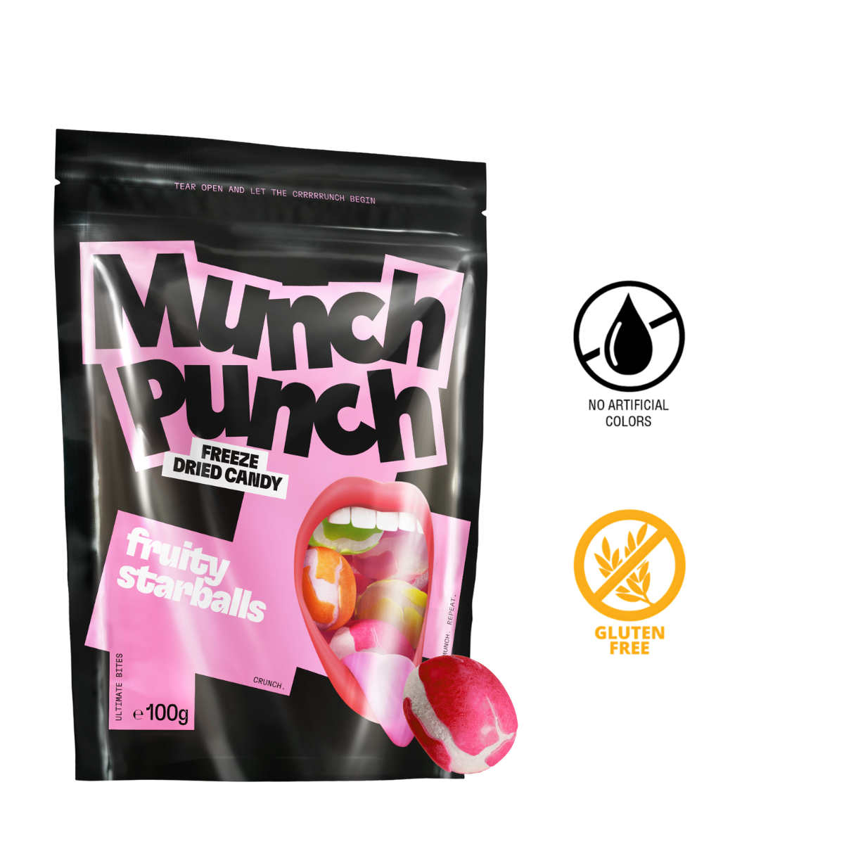 Munch Punch Freeze Dried - Fruity Starballs – Crunch Punch