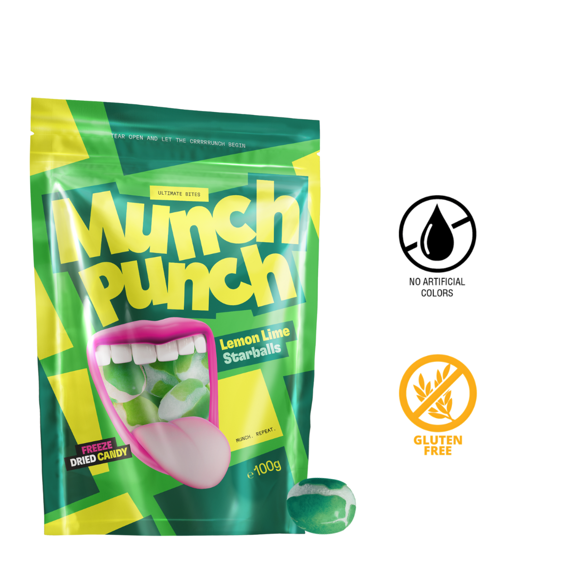 Munch Punch - Lemon Lime Starballs – Crunch Punch